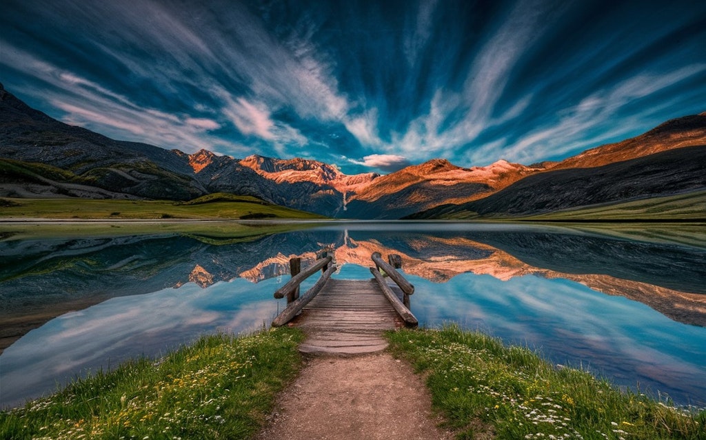 It's just an ordinary landscape, and I am feeling happy. | chichi-pui（ちちぷい）AIグラビア・AIフォト専用の投稿＆生成サイト