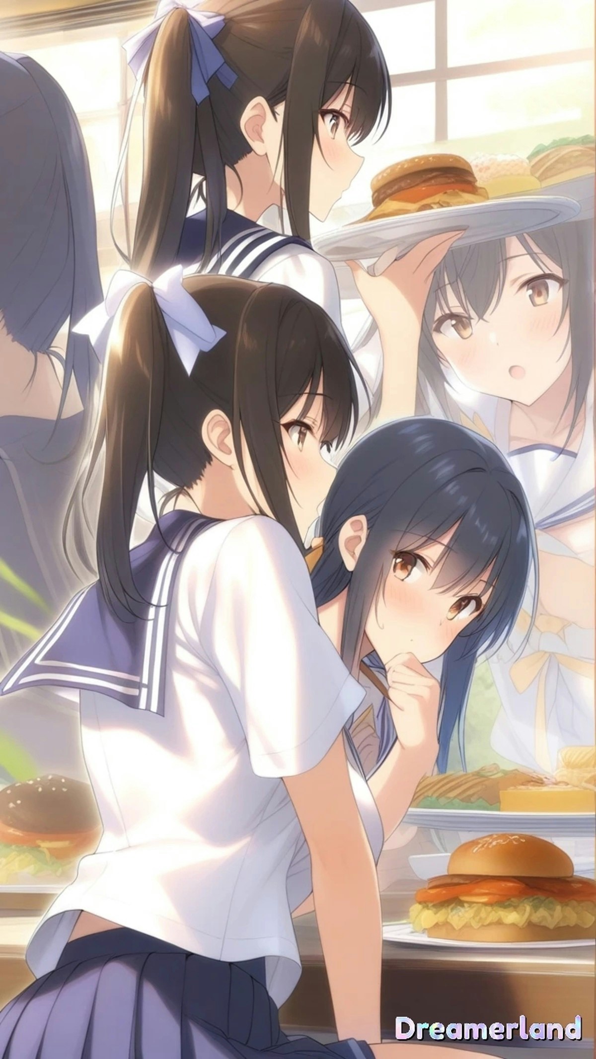 0608-20ハンバーガーショップ | chichi-pui（ちちぷい）AIイラスト専用の投稿＆生成サイト