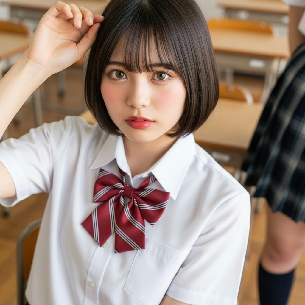 JK_Portrait_0812 | chichi-pui（ちちぷい）AIグラビア・AIフォト専用の投稿＆生成サイト