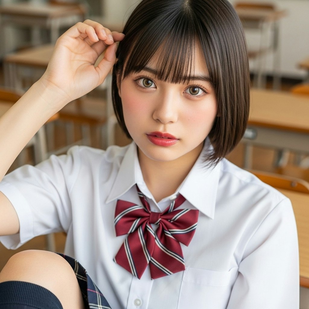 JK_Portrait_0812 | chichi-pui（ちちぷい）AIグラビア・AIフォト専用の投稿＆生成サイト