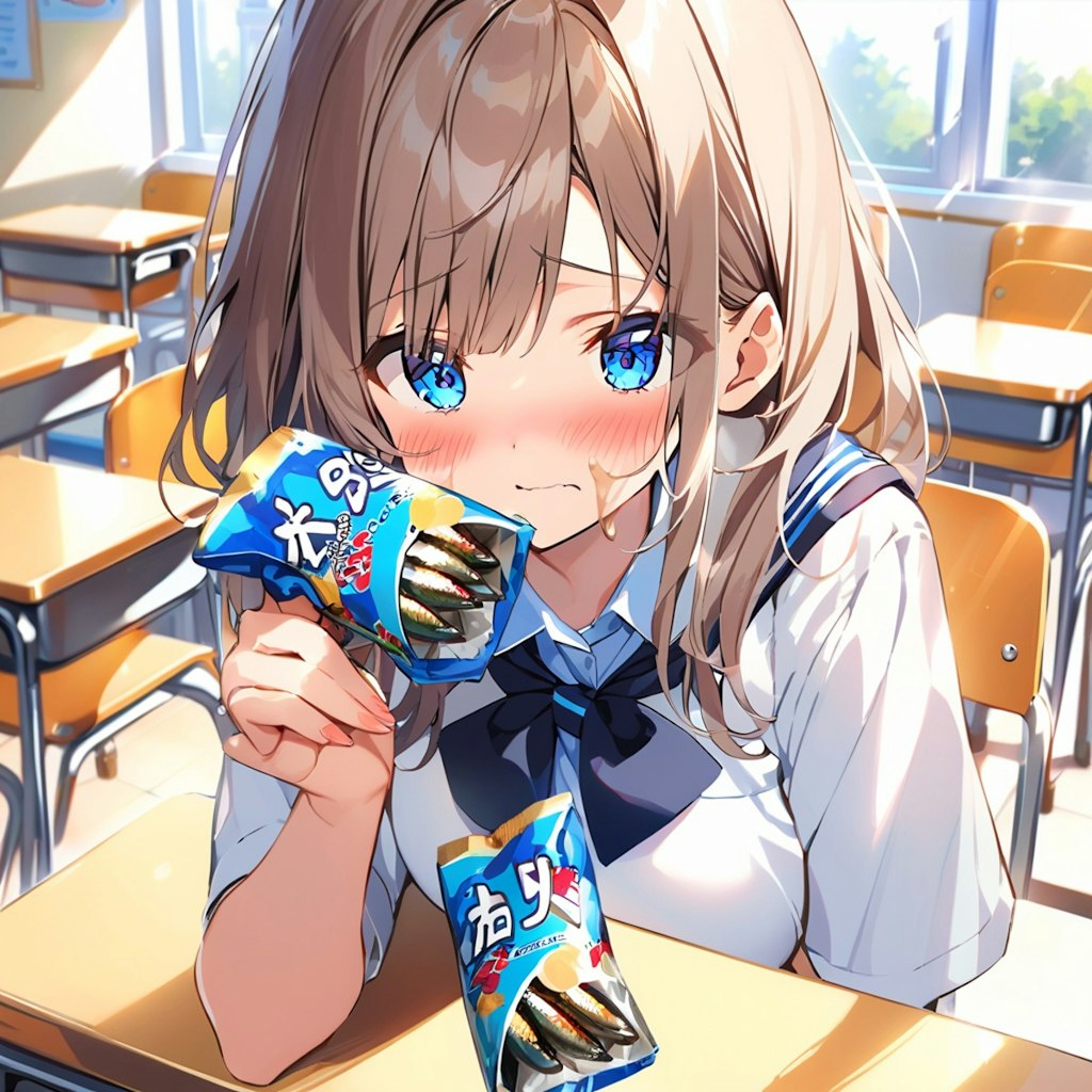 甘いのとしょっぱいの | ちちぷいAIイラスト