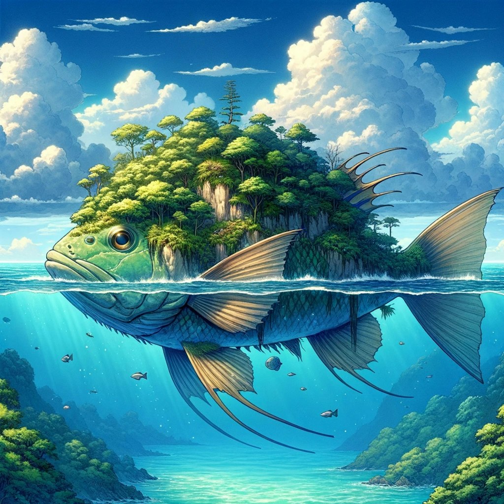 Island Fish Jasconius | chichi-pui（ちちぷい）AIイラスト専用の投稿＆生成サイト