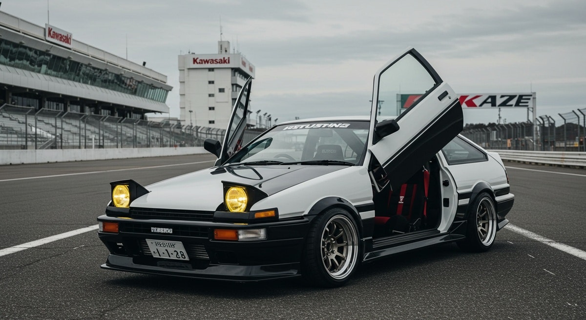 AE86ガルウィング | ちちぷいAIイラスト