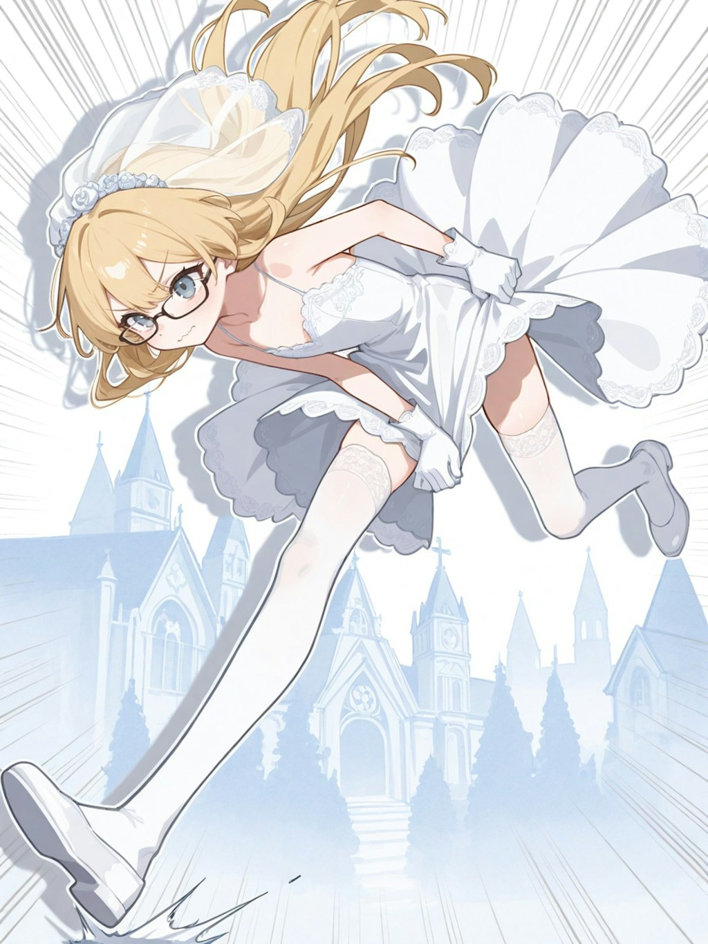 RUN BRIDE RUN | chichi-pui（ちちぷい）AIイラスト専用の投稿＆生成サイト