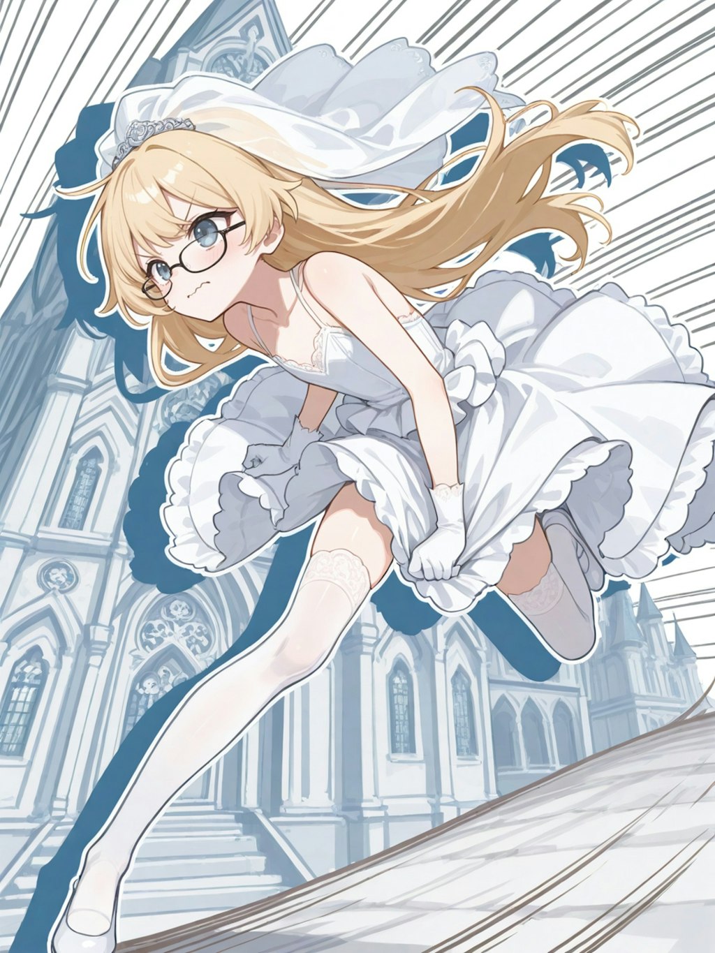 RUN BRIDE RUN | chichi-pui（ちちぷい）AIイラスト専用の投稿＆生成サイト