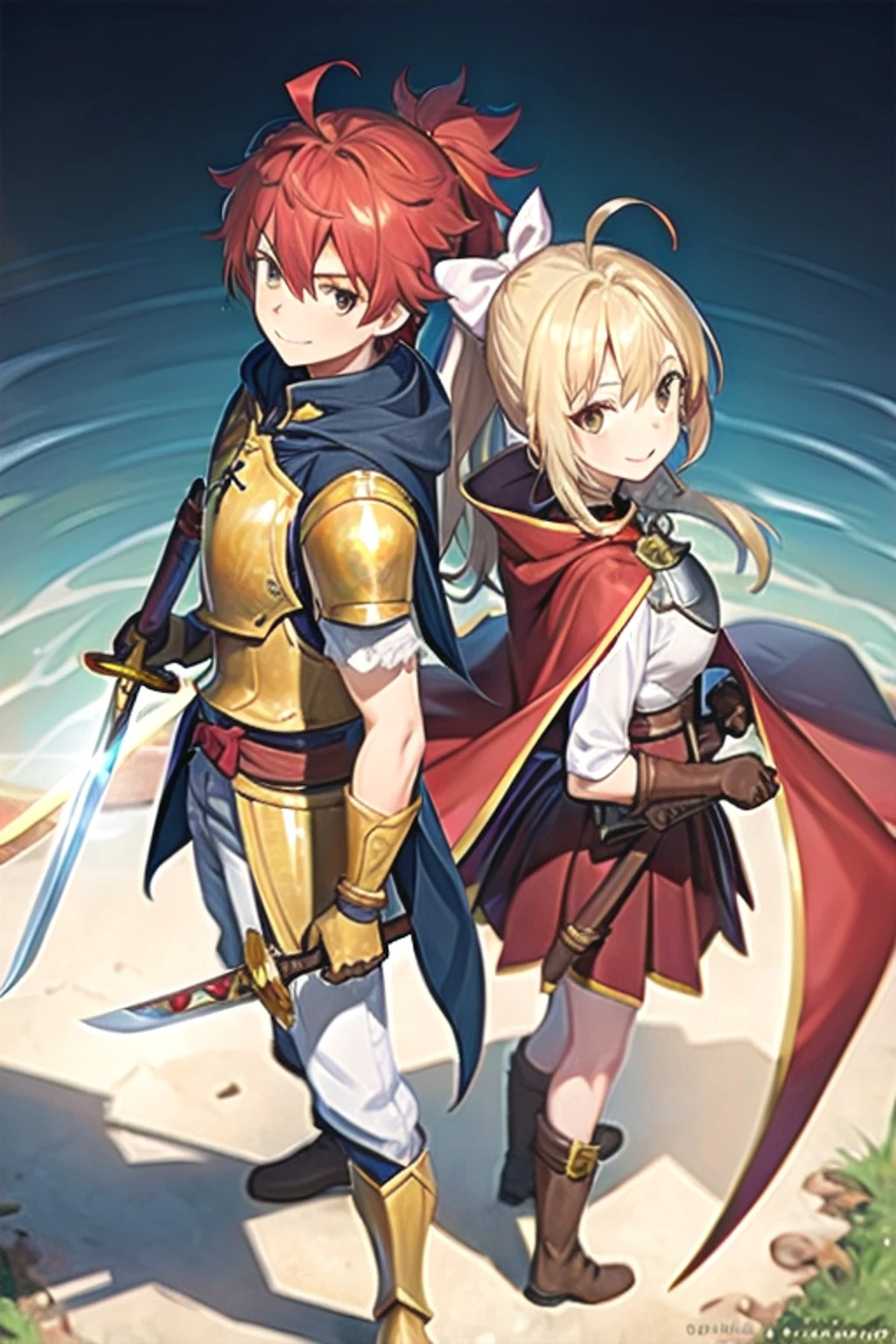 boy and girl （異世界） | chichi-pui（ちちぷい）AIイラスト専用の投稿＆生成サイト