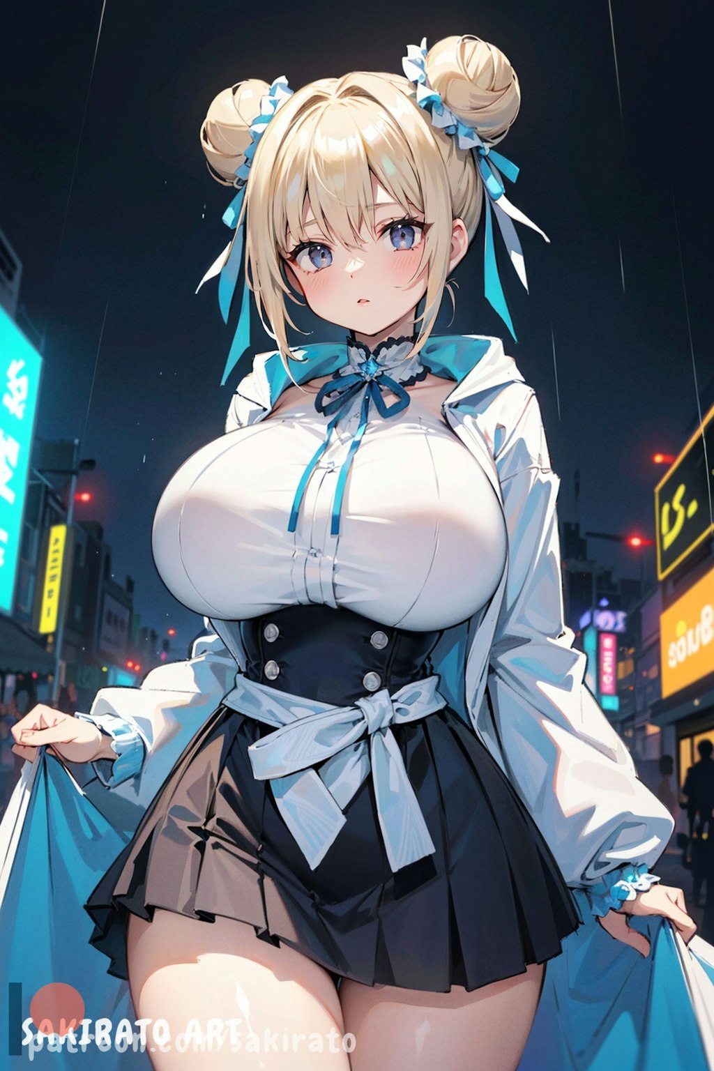 AIS25 - Day Rain (232P) | chichi-pui（ちちぷい）AIイラスト専用の投稿＆生成サイト