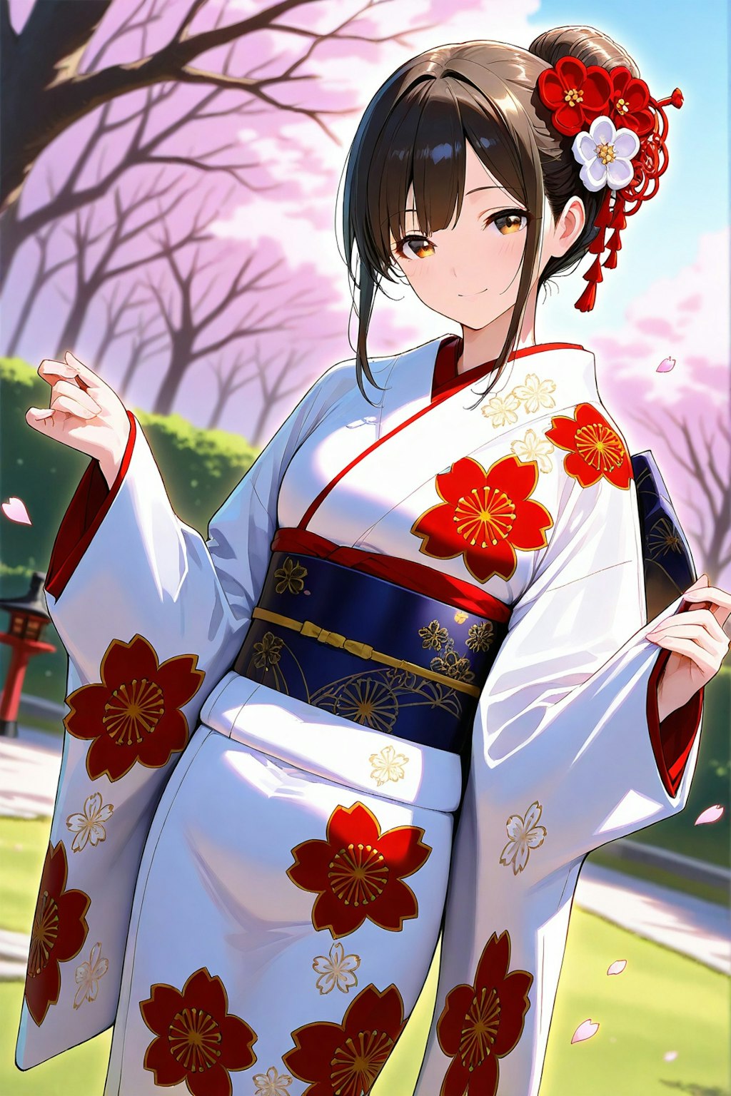 CAPEで着物お姉さん 250402 | chichi-pui（ちちぷい）AIイラスト専用の投稿＆生成サイト