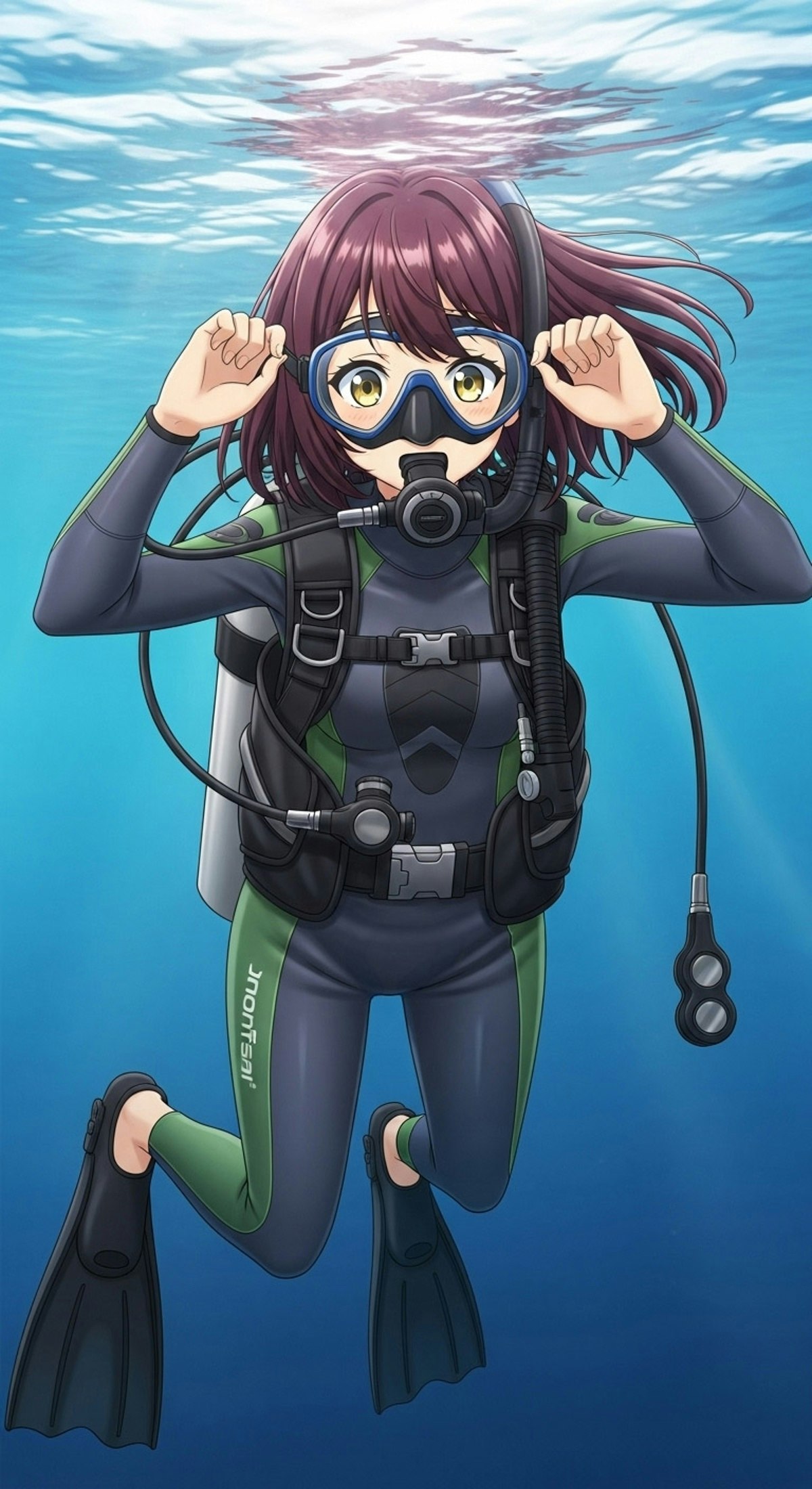 Dive #28: ハンマーヘッド | ちちぷいAIイラスト