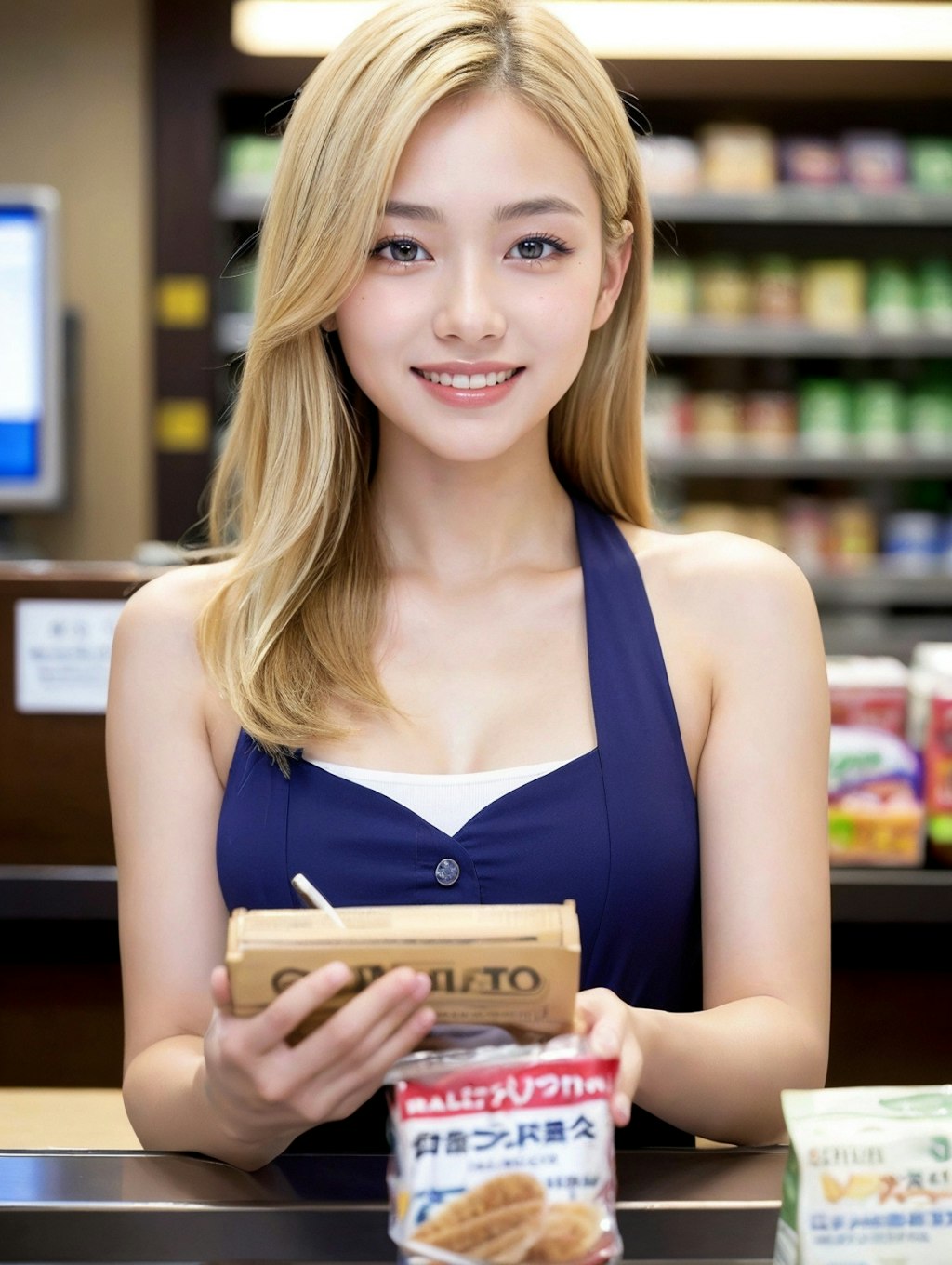 近所のコンビニの店員が全員ギャルになるチート02 Chichi Pui(ちちぷい)aiグラビア・aiフォト専用の投稿&生成サイト