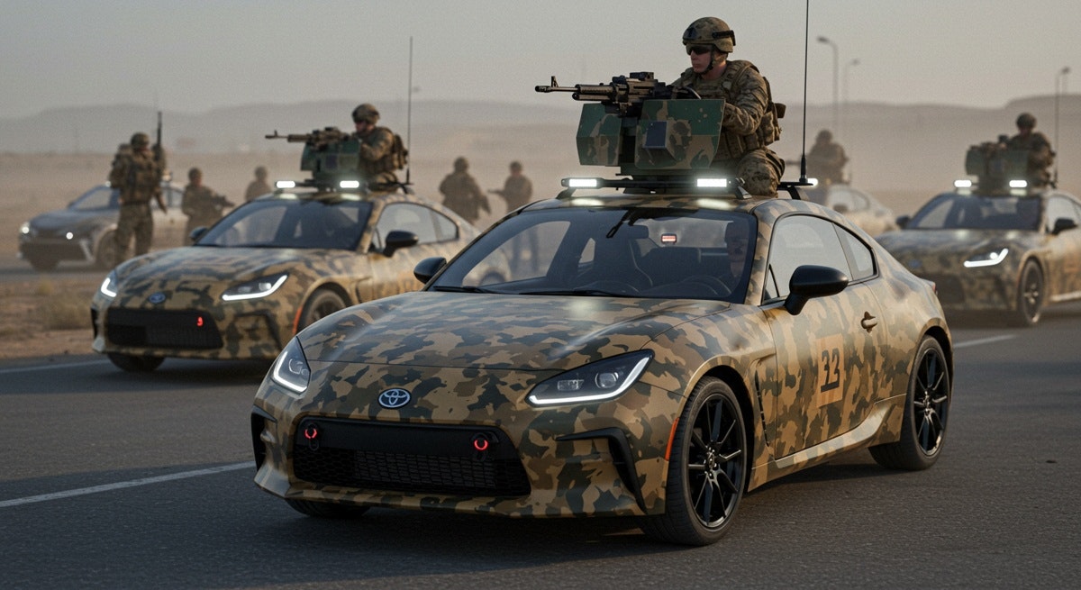 トヨタGR86軍用車 | chichi-pui（ちちぷい）AIグラビア・AIフォト専用の投稿＆生成サイト