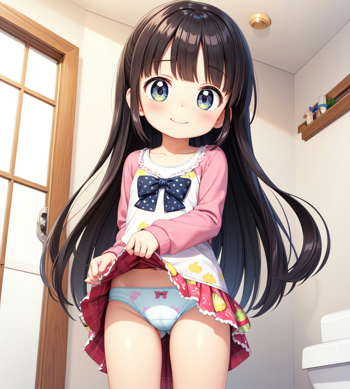 幼女のたくし上げパンチラ集 Chichi Pui(ちちぷい)aiイラスト専用の投稿&生成サイト