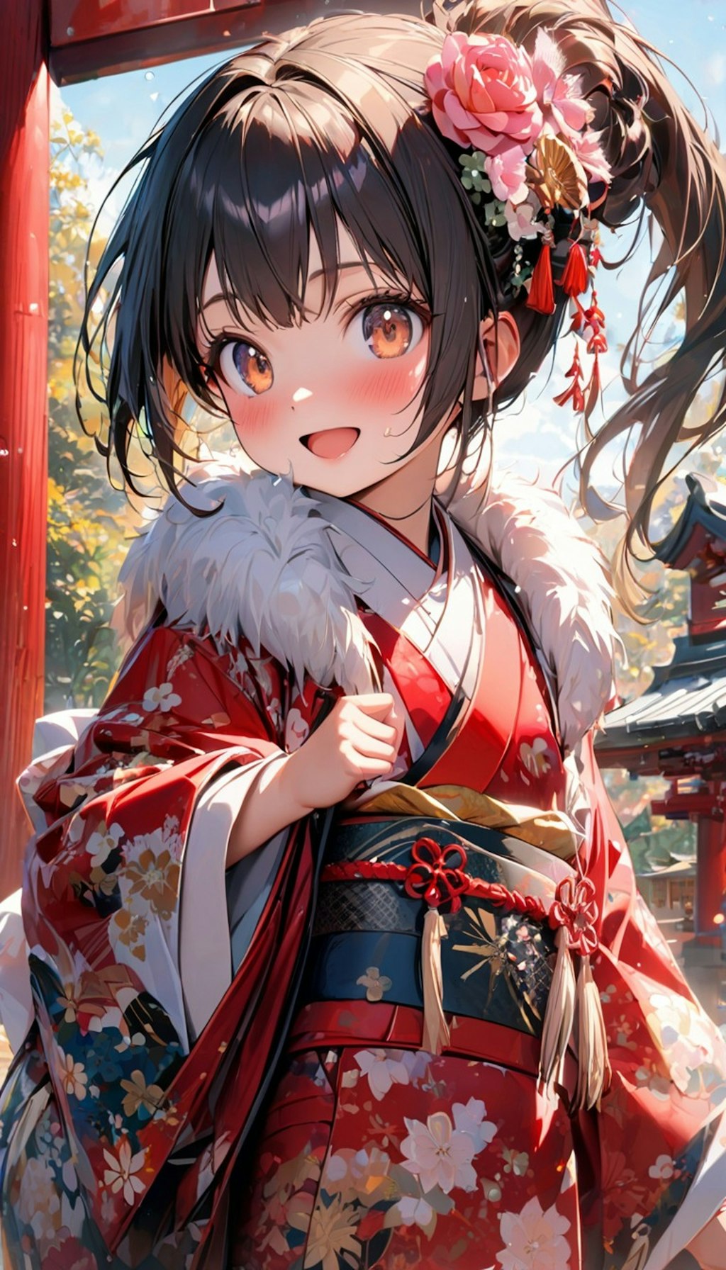 loli-chan with black hair 14 黒髪のロリちゃん14 | chichi-pui（ちちぷい）AIイラスト専用の投稿＆生成サイト