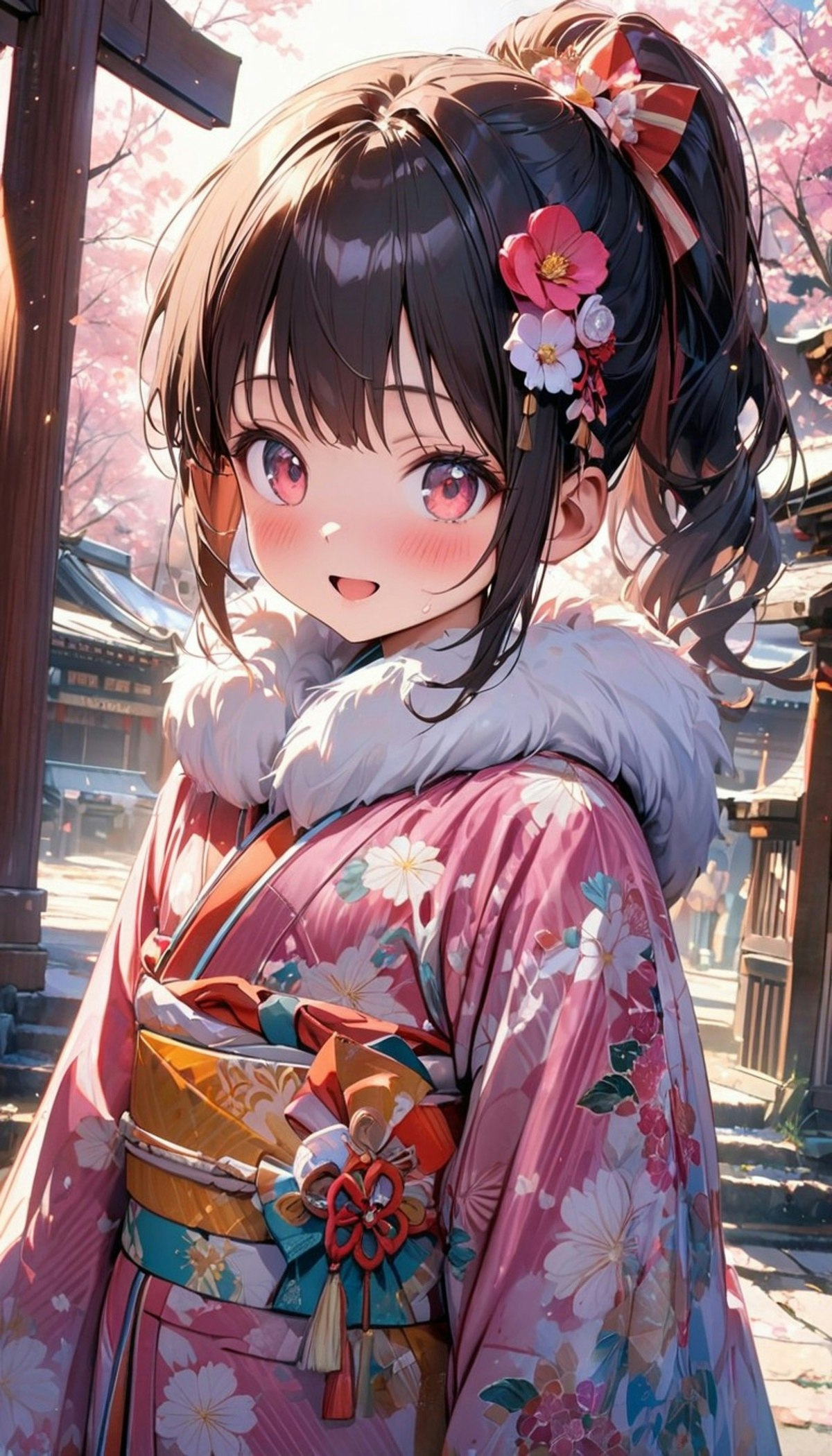 loli-chan with black hair 14 黒髪のロリちゃん14 | chichi-pui（ちちぷい）AIイラスト専用の投稿＆生成サイト