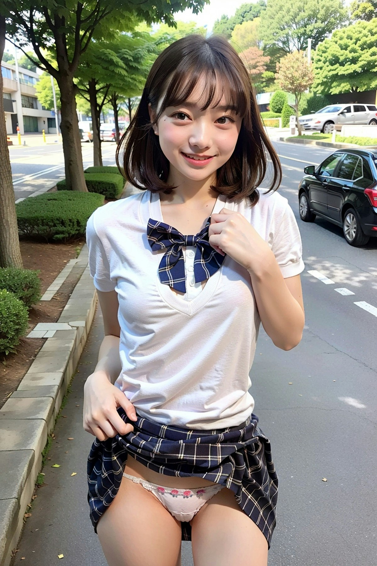 スカートめくり Chichi Pui(ちちぷい)aiグラビア・aiフォト専用の投稿&生成サイト