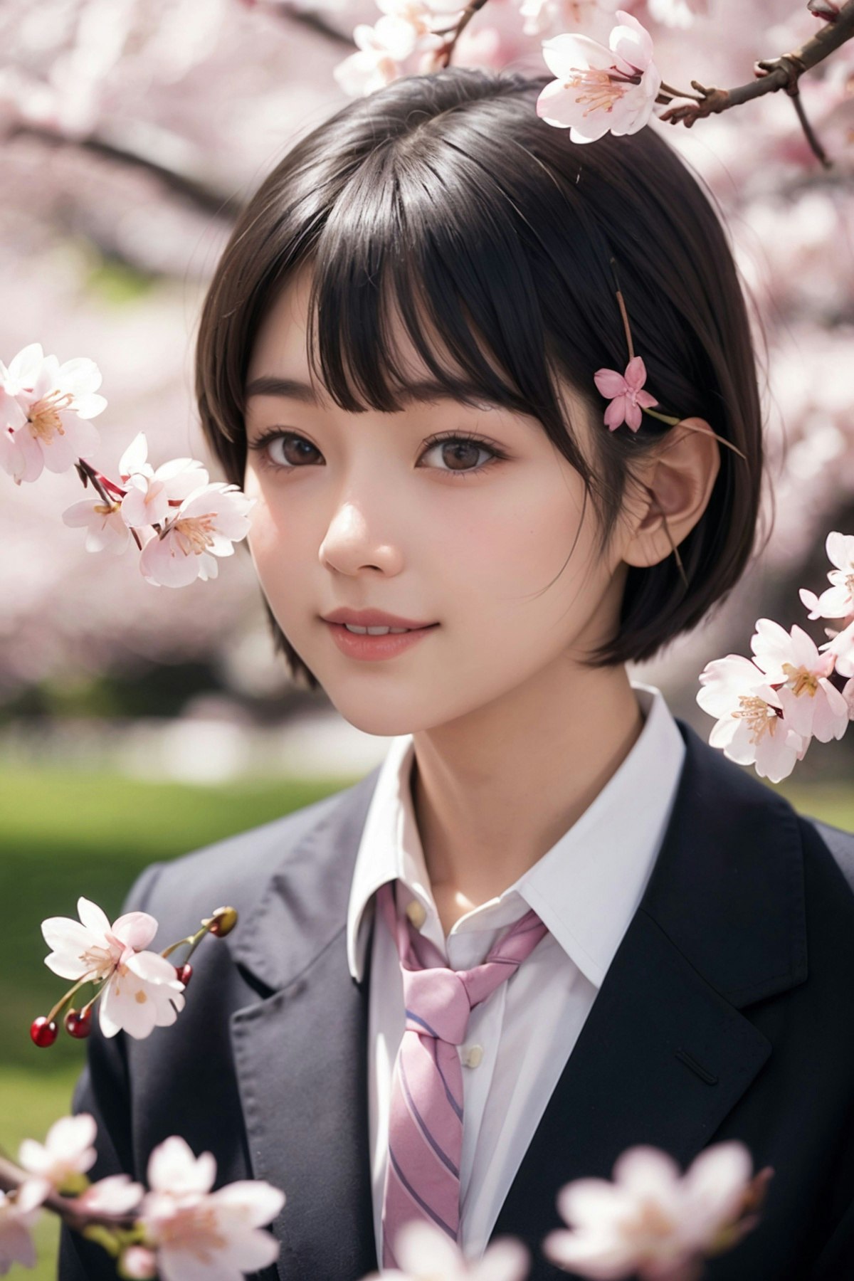 桜咲く情景 LV.ALL | chichi-pui（ちちぷい）AIグラビア・AIフォト専用の投稿＆生成サイト