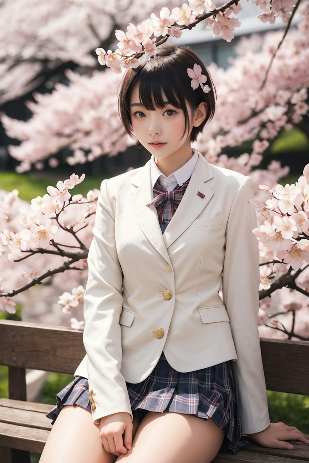 桜咲く情景 LV.ALL | chichi-pui（ちちぷい）AIグラビア・AIフォト専用の投稿＆生成サイト