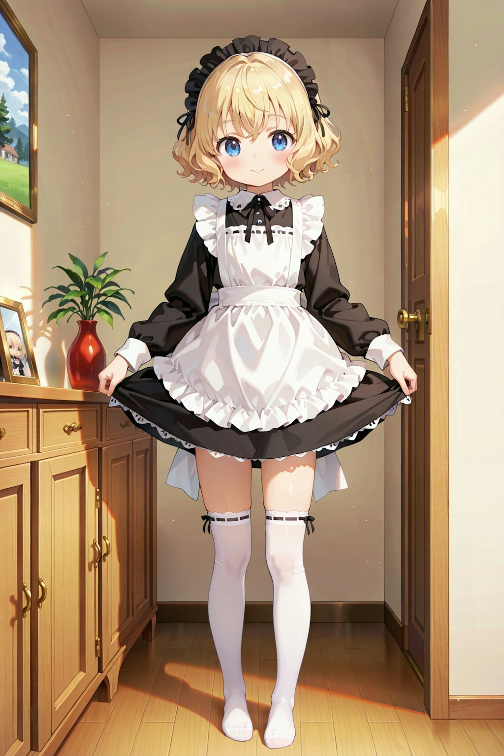 ロリメイドちゃん Y725 | chichi-pui（ちちぷい）AIイラスト専用の投稿＆生成サイト