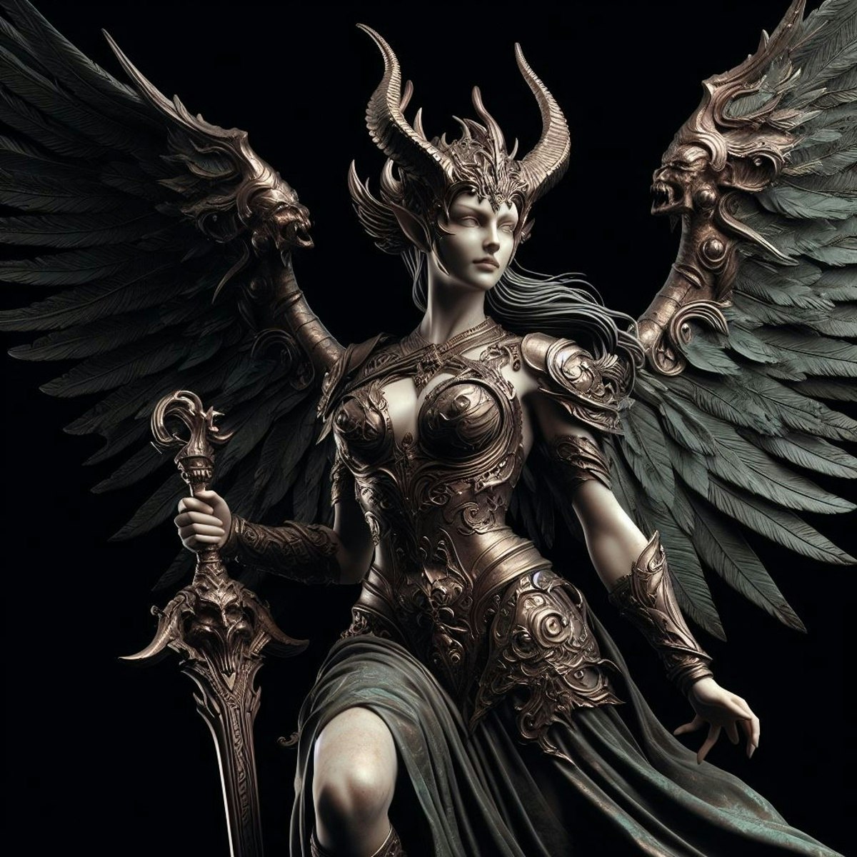 bronze statue_01 | chichi-pui（ちちぷい）AIイラスト専用の投稿＆生成サイト