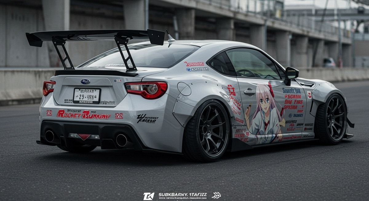 アニメ痛車BRZ | chichi-pui（ちちぷい）AIグラビア・AIフォト専用の投稿＆生成サイト