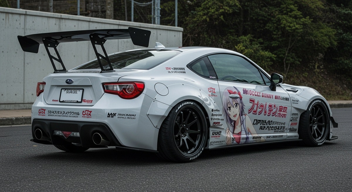 アニメ痛車BRZ | chichi-pui（ちちぷい）AIグラビア・AIフォト専用の投稿＆生成サイト