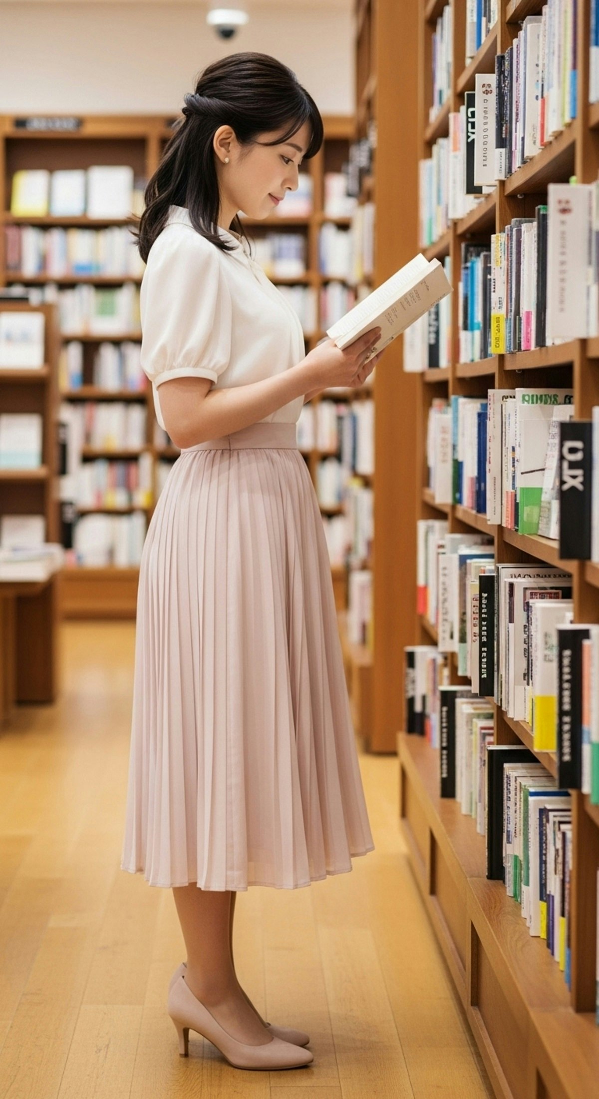 reading book | chichi-pui（ちちぷい）AIグラビア・AIフォト専用の投稿＆生成サイト