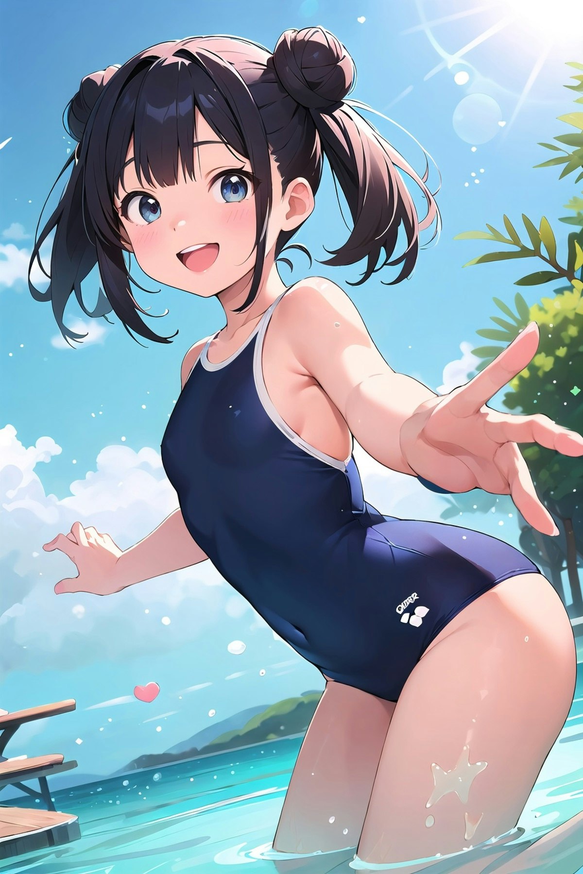 arena紺×白_240615 | chichi-pui（ちちぷい）AIイラスト専用の投稿＆生成サイト