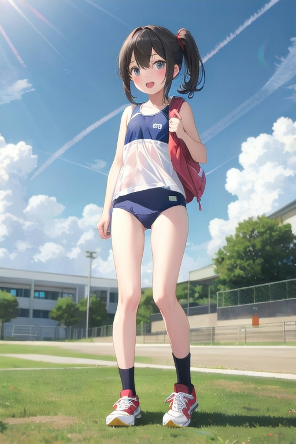 スク水靴下 Take2 | chichi-pui（ちちぷい）AIイラスト専用の投稿＆生成サイト