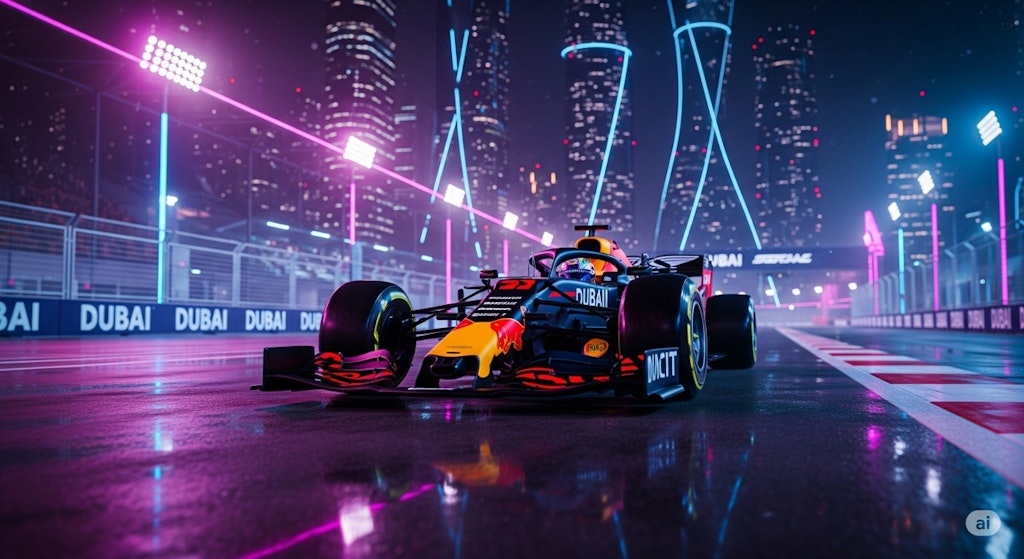 F1 Night Race | chichi-pui（ちちぷい）AIグラビア・AIフォト専用の投稿＆生成サイト