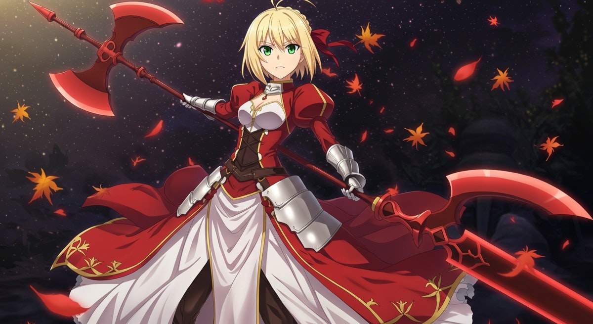 赤セイバーちゃん | ちちぷいAIイラスト