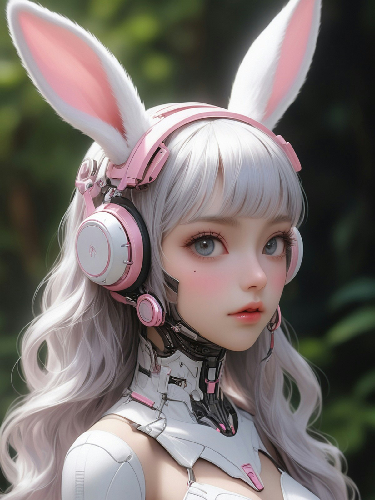 cosmic bunny girl | ちちぷいAIイラスト