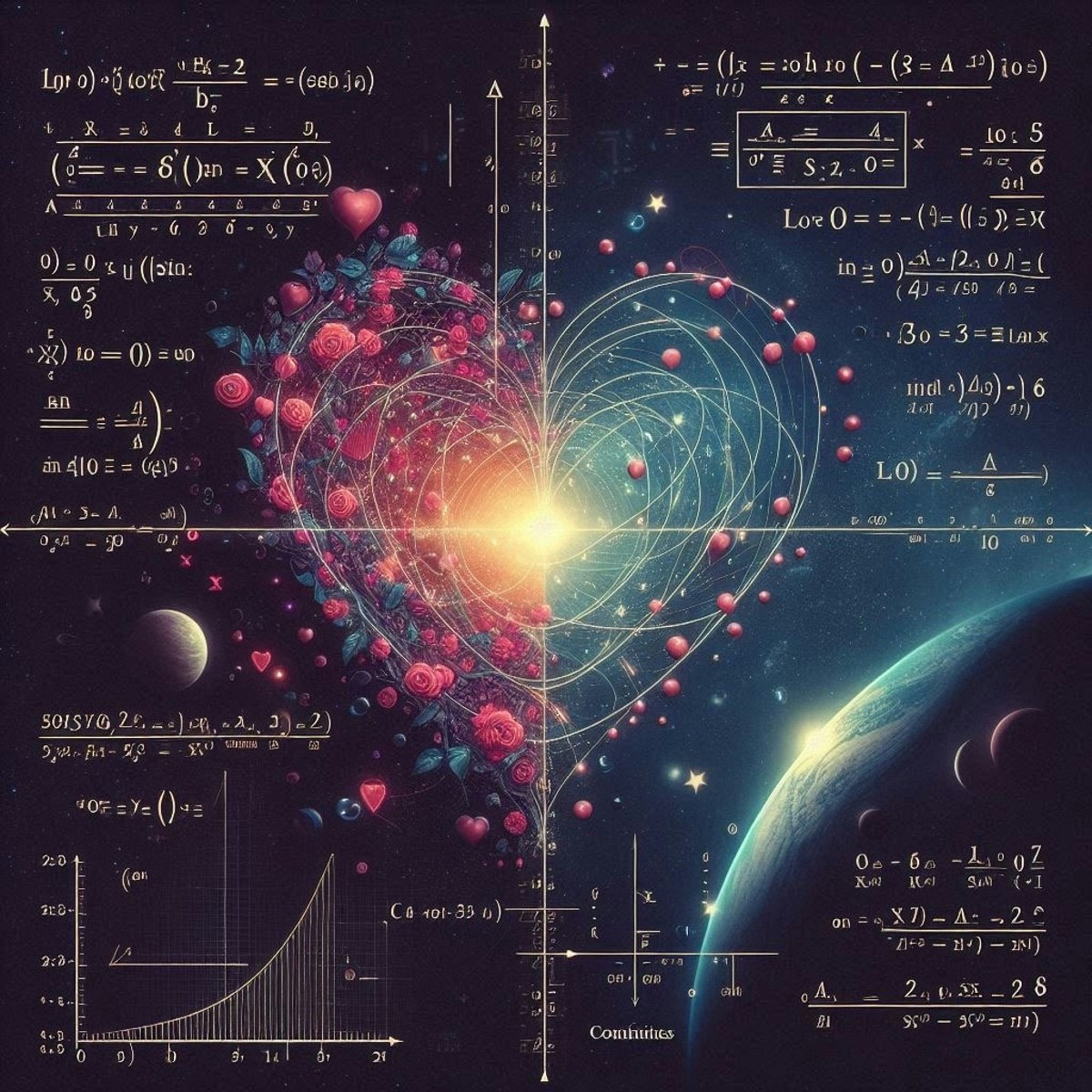 Infinite Equations of the Heart | chichi-pui（ちちぷい）AIイラスト専用の投稿＆生成サイト