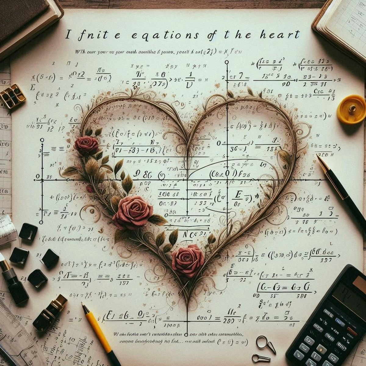 Infinite Equations of the Heart | chichi-pui（ちちぷい）AIイラスト専用の投稿＆生成サイト