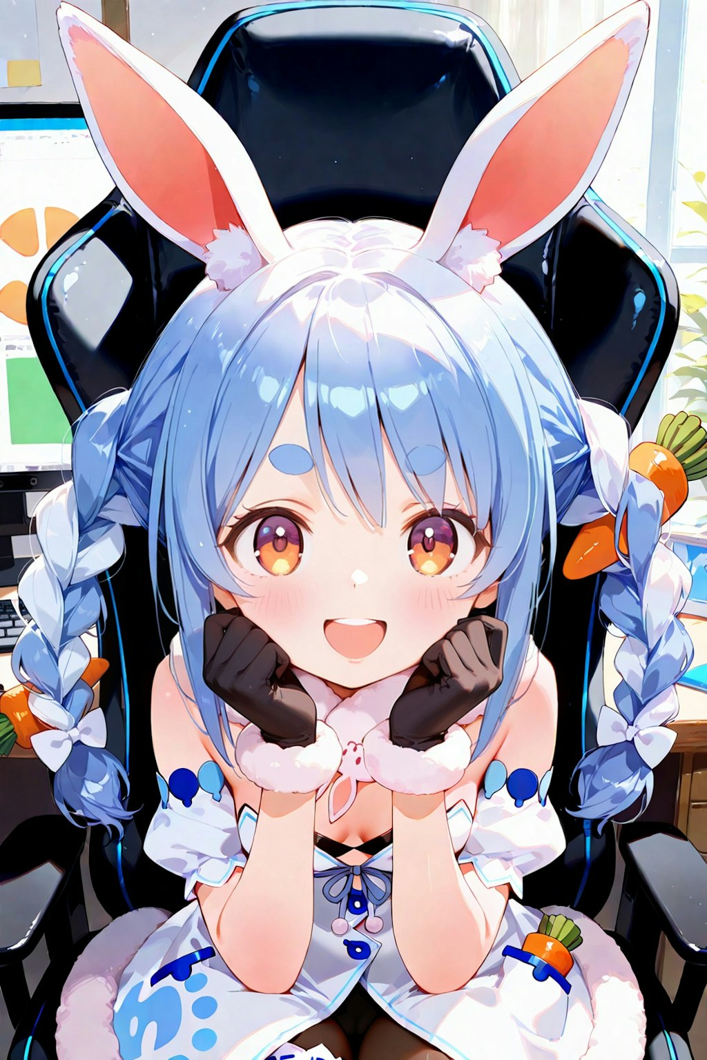 Vtuber ホロライブ3期生 【兎田ぺこら】 | chichi-pui（ちちぷい）AIイラスト専用の投稿＆生成サイト