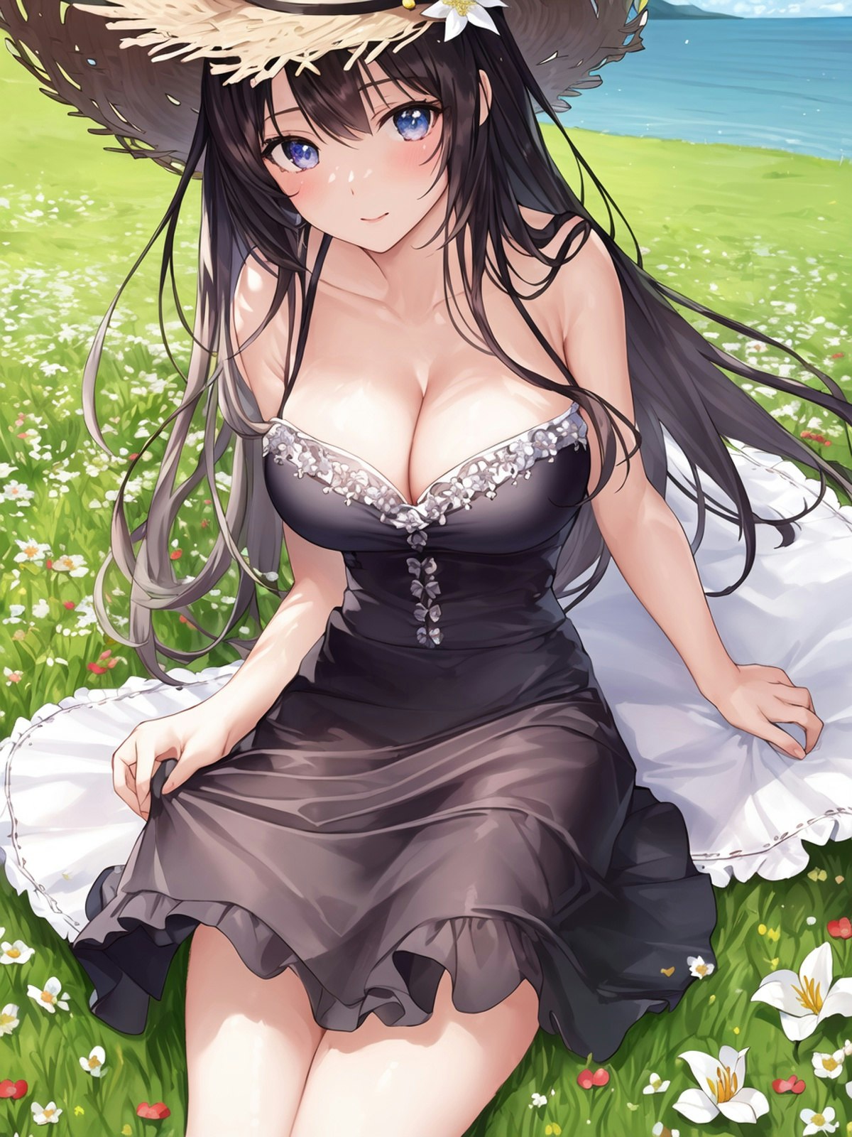 黒ワンピお姉さん Chichi Pui(ちちぷい)aiイラスト専用の投稿サイト