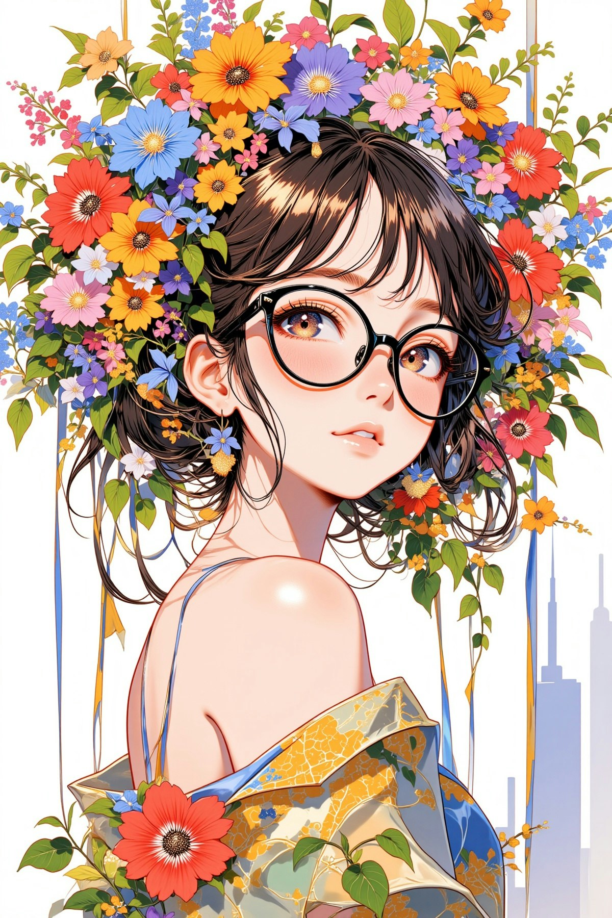 Flower Arrangement 6 | chichi-pui（ちちぷい）AIイラスト専用の投稿＆生成サイト