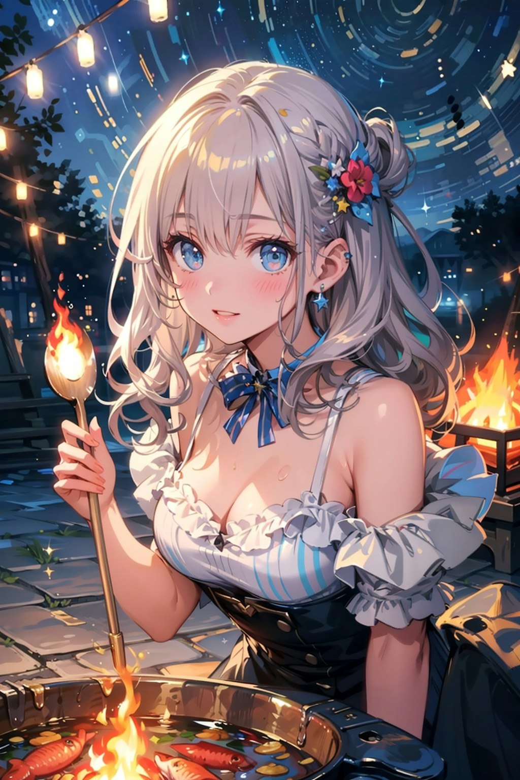 Starry Camp 🌠 Chichi Pui(ちちぷい)aiイラスト専用の投稿&生成サイト