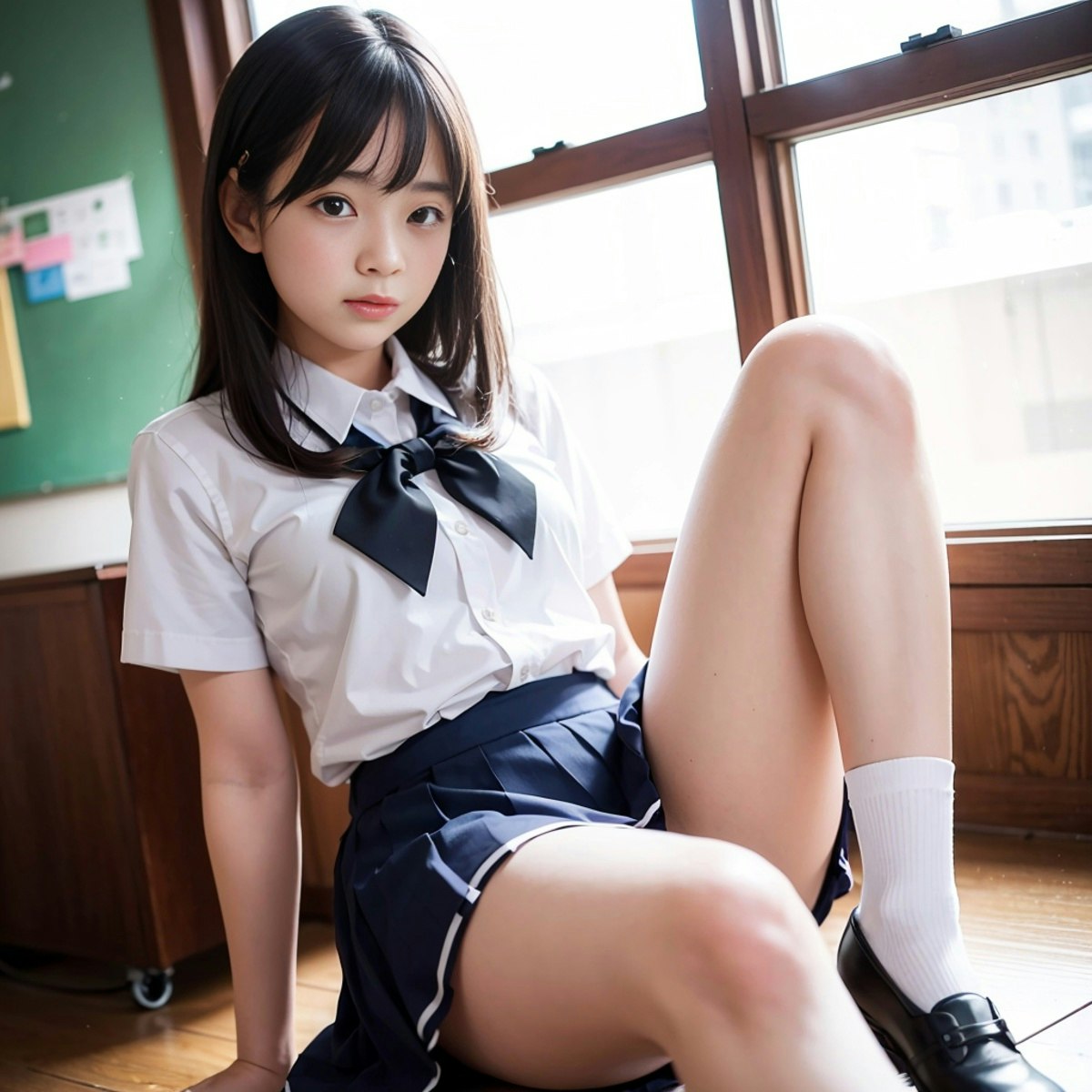 大学の制服美少女【実験中】 Chichi Pui(ちちぷい)aiグラビア・aiフォト専用の投稿サイト