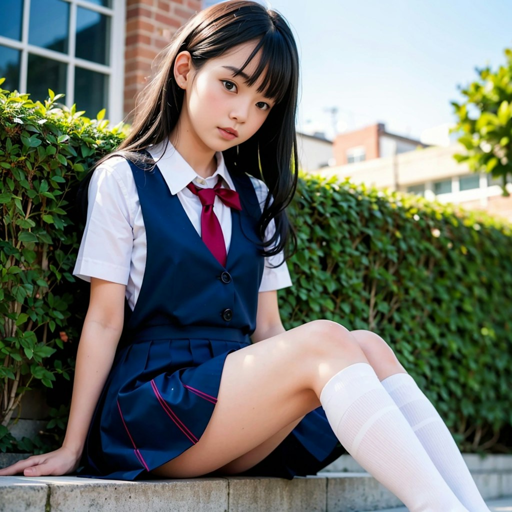 大学の制服美少女【実験中】 Chichi Pui(ちちぷい)aiグラビア・aiフォト専用の投稿サイト