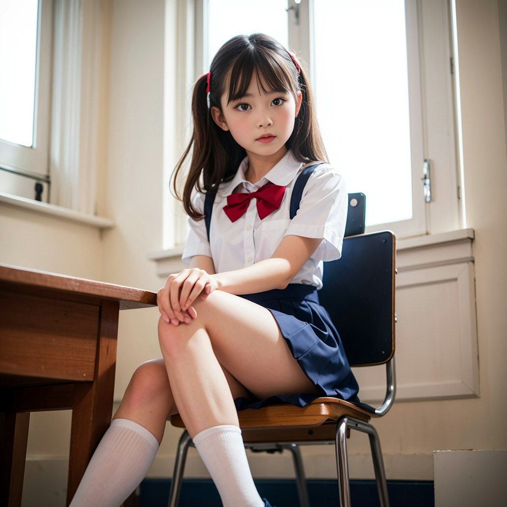 大学の制服美少女【実験中】 Chichi Pui(ちちぷい)aiグラビア・aiフォト専用の投稿サイト