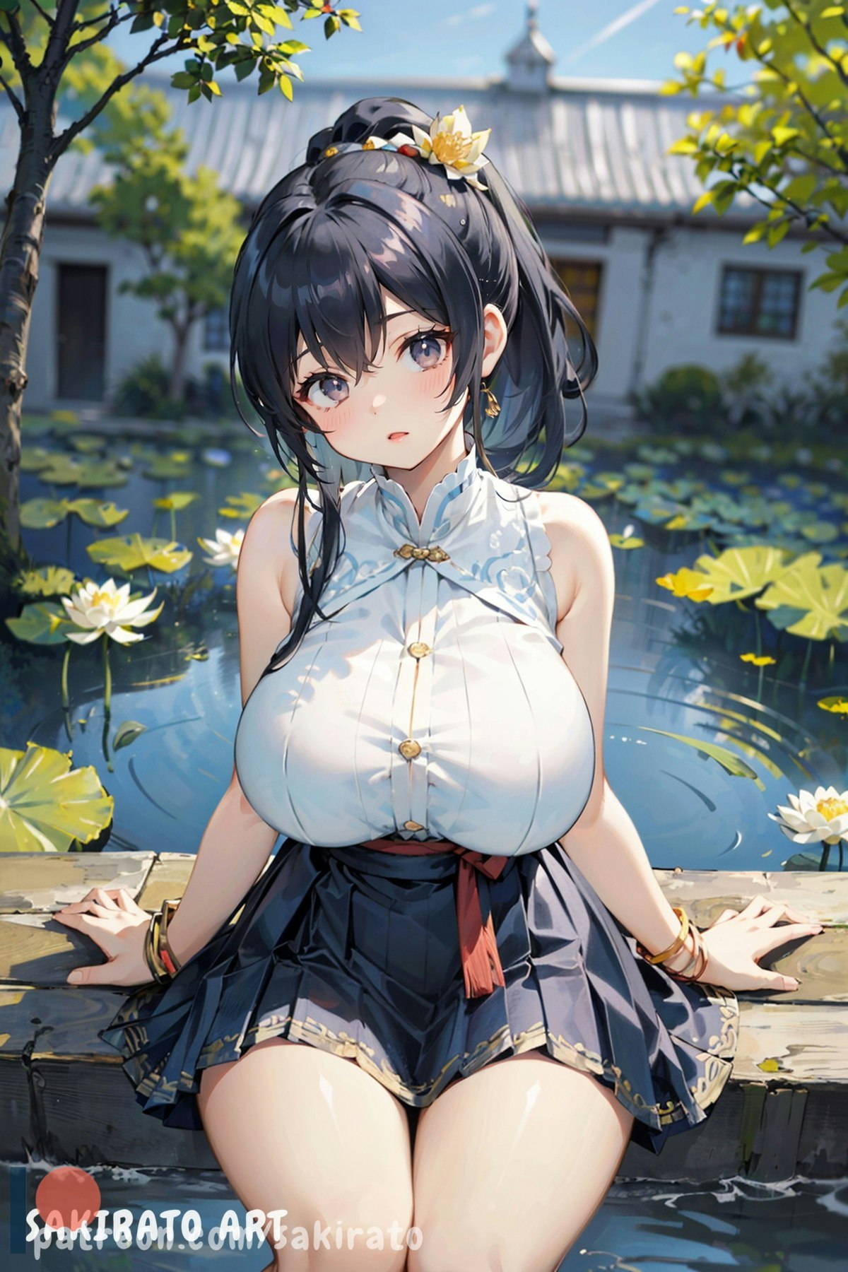 AIS15 - Hanfu G (131P) | chichi-pui（ちちぷい）AIイラスト専用の投稿＆生成サイト