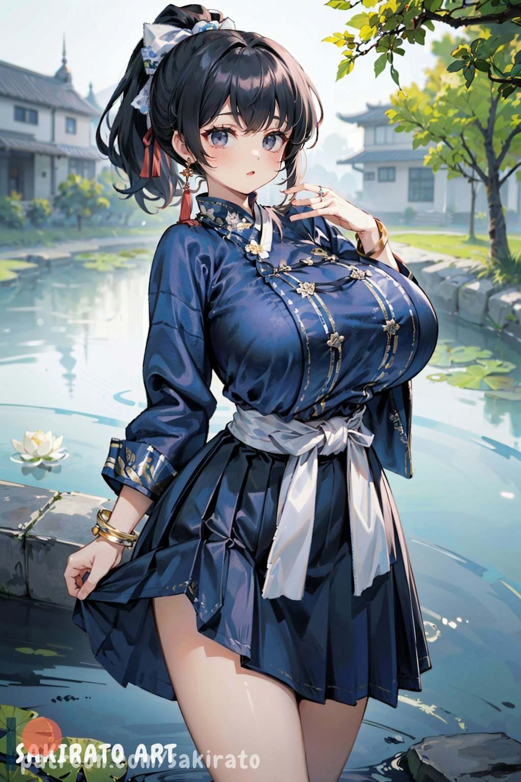 AIS15 - Hanfu G (131P) | chichi-pui（ちちぷい）AIイラスト専用の投稿＆生成サイト