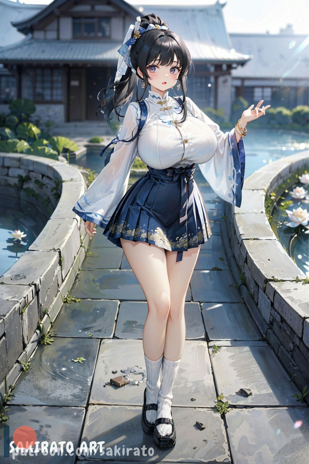 AIS15 - Hanfu G (131P) | chichi-pui（ちちぷい）AIイラスト専用の投稿＆生成サイト