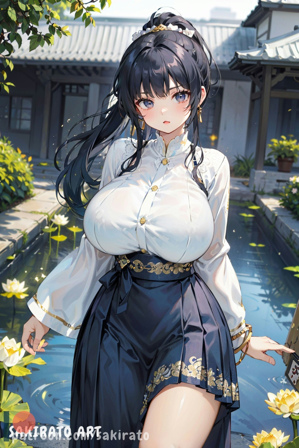 AIS15 - Hanfu G (131P) | chichi-pui（ちちぷい）AIイラスト専用の投稿＆生成サイト