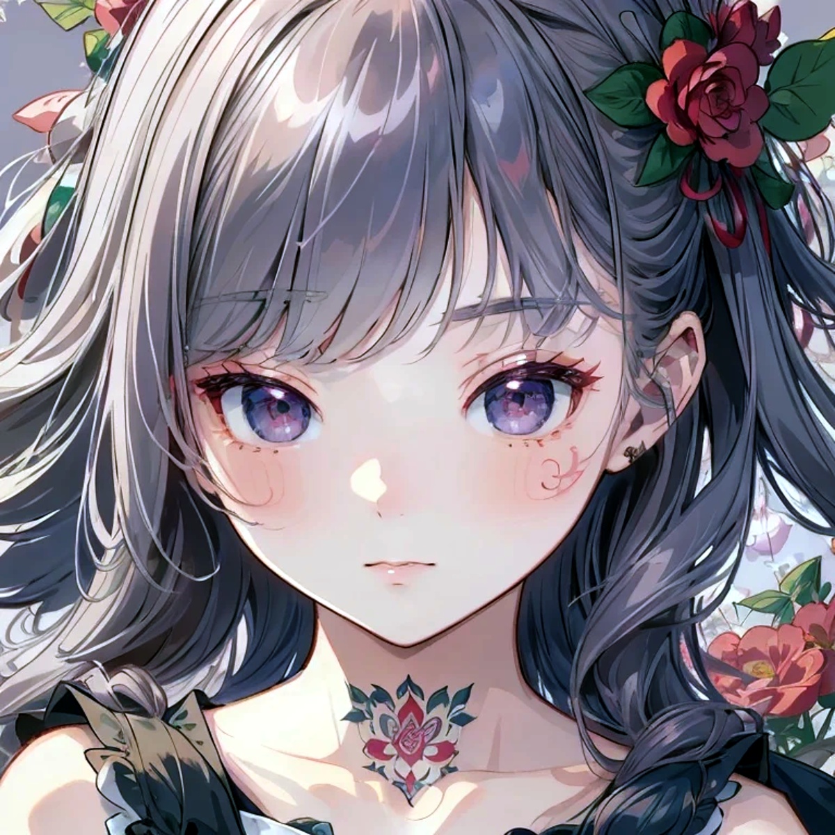Lavandula Flower Girl | chichi-pui（ちちぷい）AIイラスト専用の投稿＆生成サイト