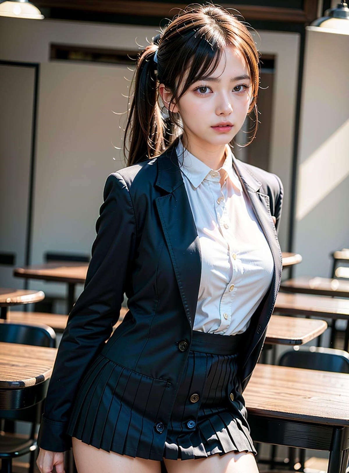 ポニーテールのAIフォト（グラビア） 577件 | chichi-pui（ちちぷい）AI画像専用の投稿＆生成サイト