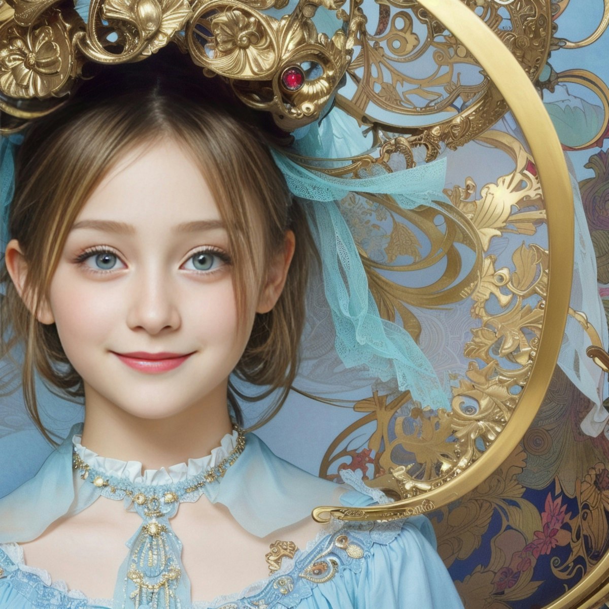 lesson 689 (ミュシャ風) | chichi-pui（ちちぷい）AIグラビア・AIフォト専用の投稿＆生成サイト