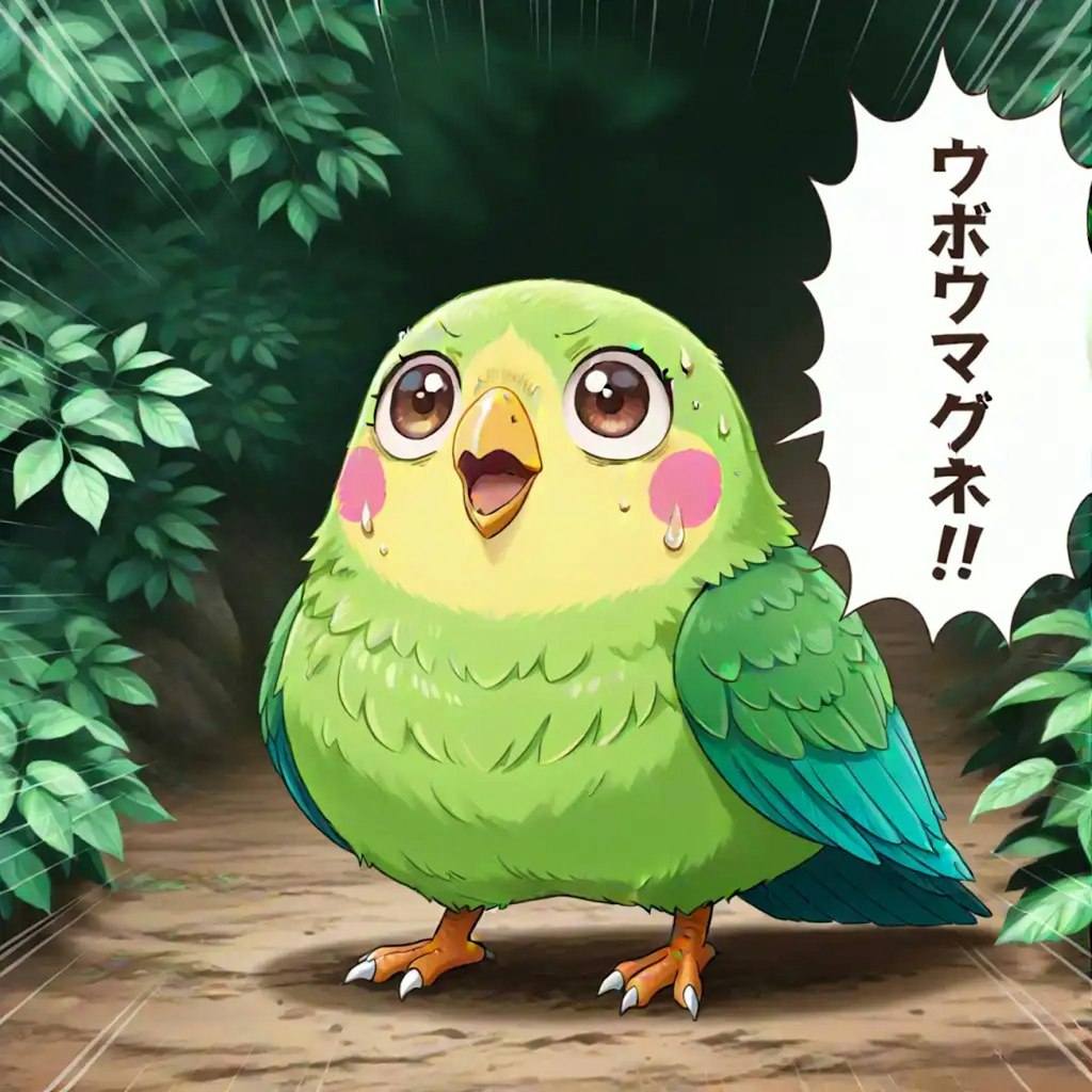 喋るインコ(PixAI・LoRA使用) | chichi-pui（ちちぷい）AIイラスト専用の投稿＆生成サイト