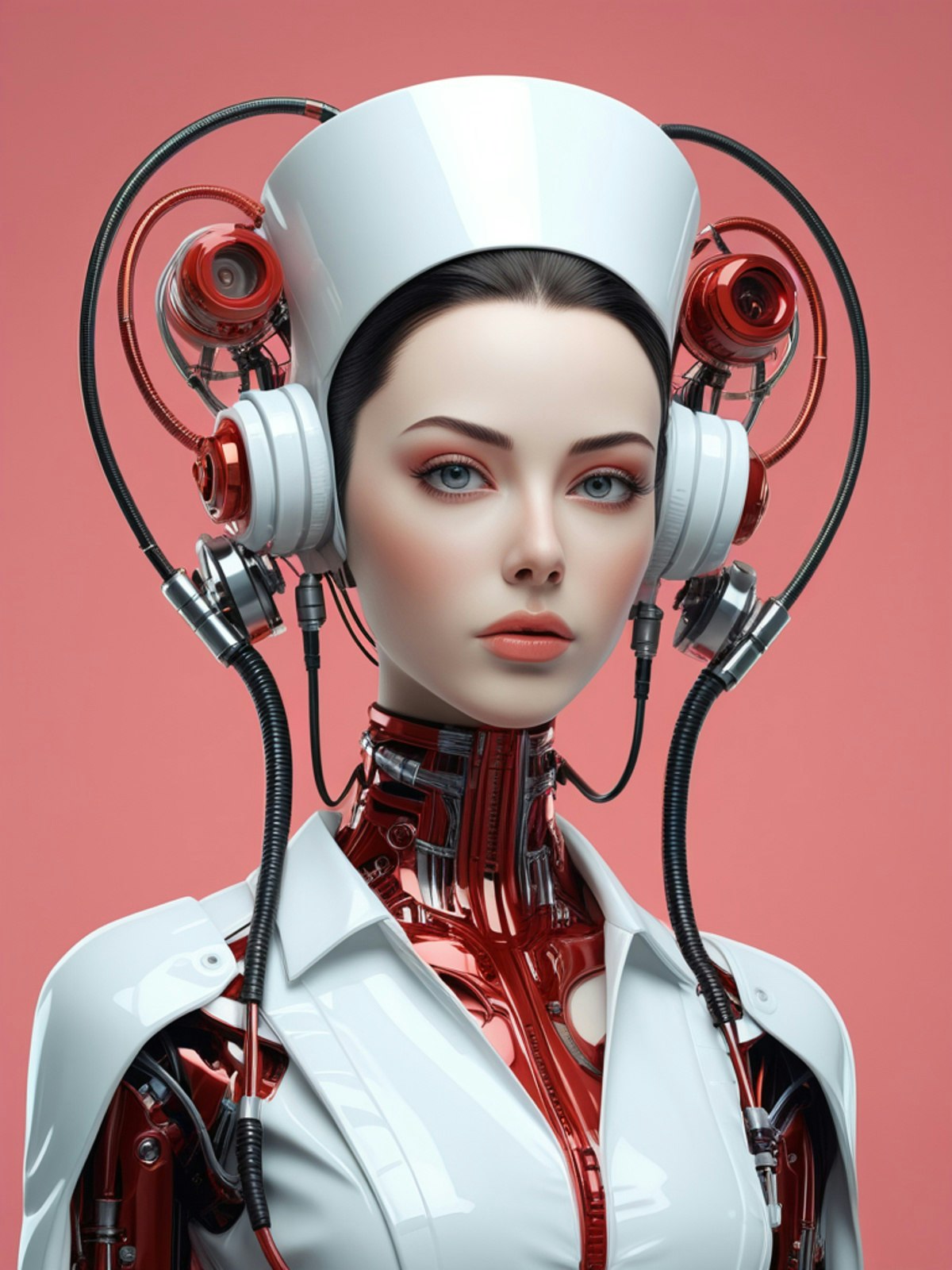 medical mecha girl | ちちぷいAIイラスト