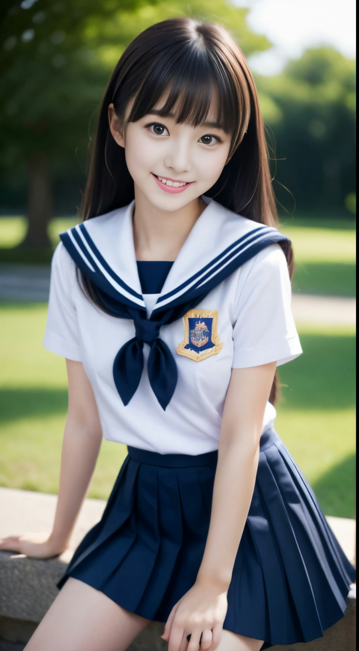 セーラー服が似合うあかりちゃん Chichi Pui(ちちぷい)aiグラビア・aiフォト専用の投稿&生成サイト